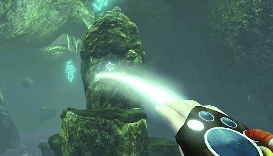 A Story About My Uncle's grappling hook looks like Metroid Prime's, but ...
