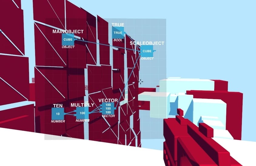 Glitchspace has you create traversable spaces with a programming gun - Kill Screen - Previously