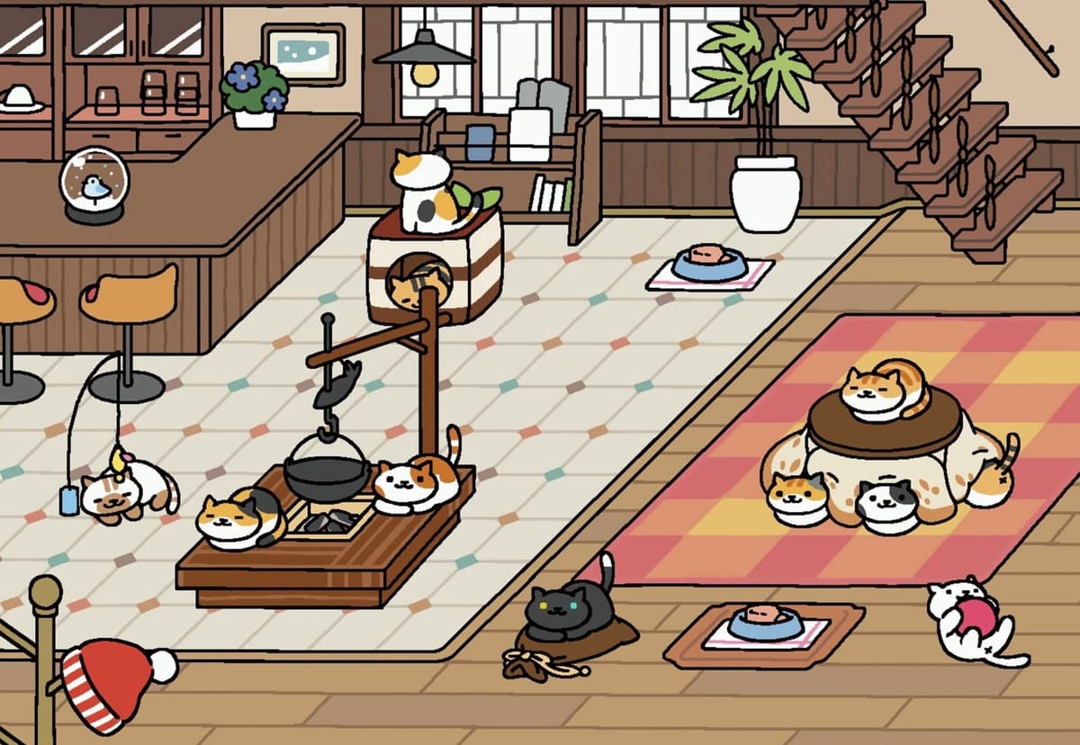 Neko Atsume's cats wash their faces now, plus there's a new mysterious ...